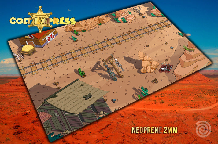 Colt Express compatible Playmat – Rollinmats