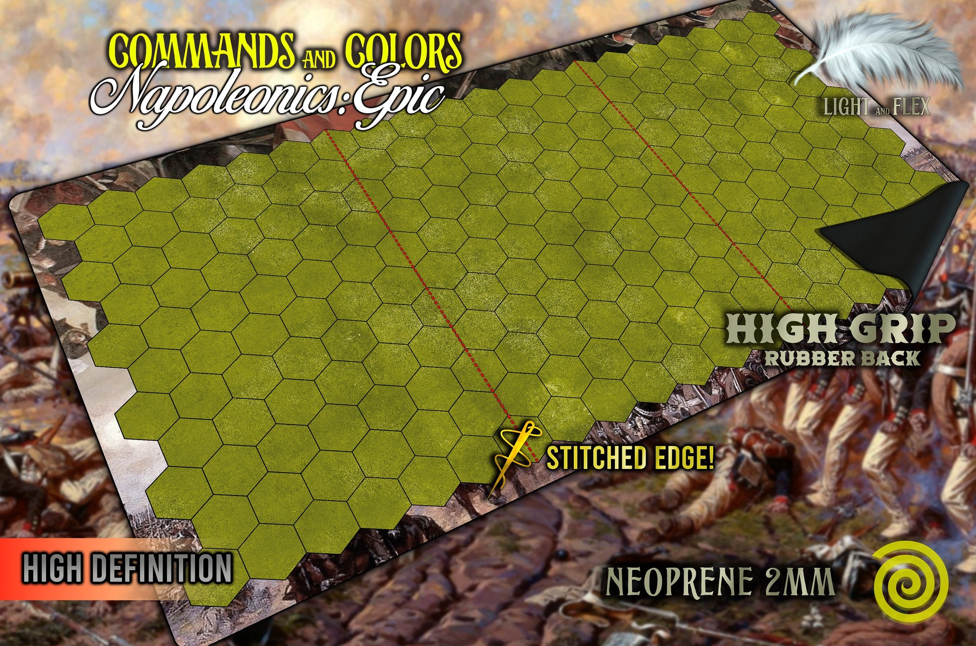 Commands & Colors: Napoleonics compatible Gamemat - (Epic mat) – Rollinmats