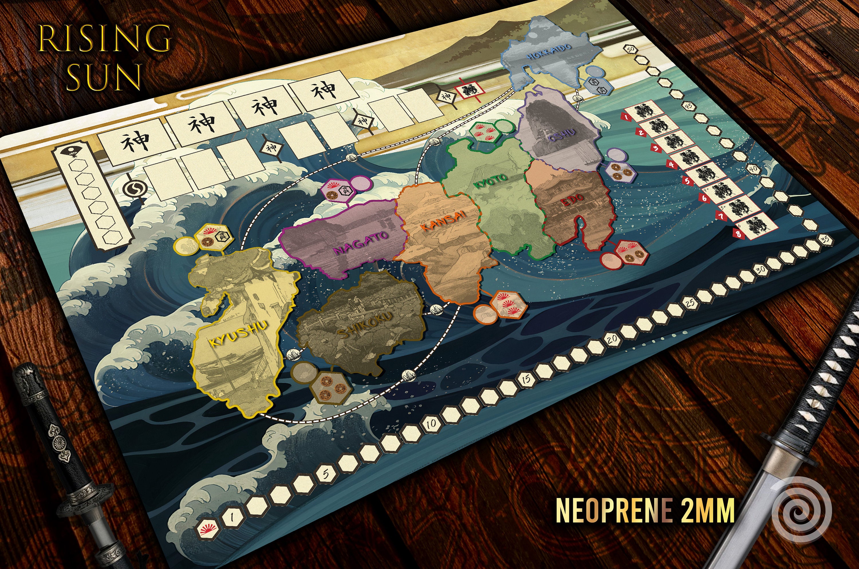 Rising Sun compatible Gamemat – Rollinmats