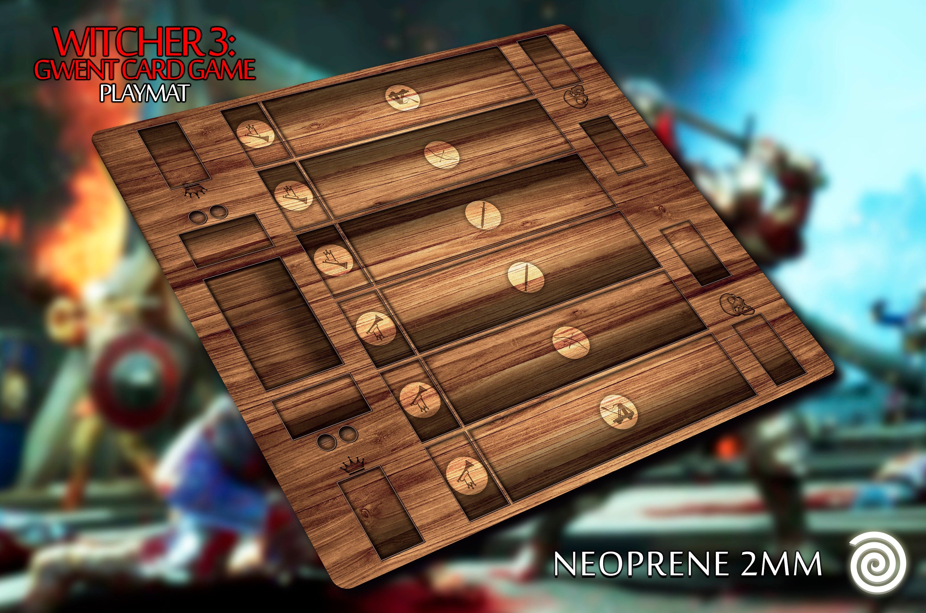Witcher 3 Gwent Card Game compatible Gamemat – Rollinmats
